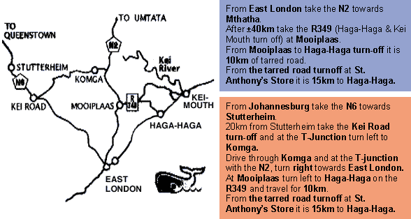 Rob Roy Sea Cottage Map