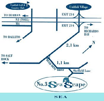Seascape Guest Villa Map