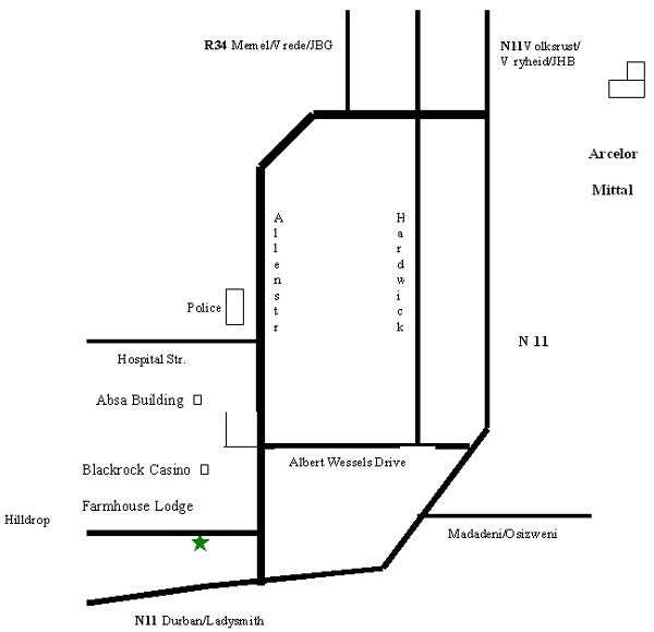 The Farmhouse Lodge Map